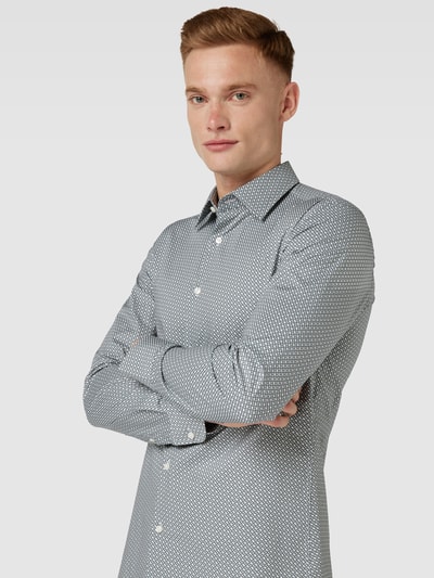 BOSS Business-Hemd mit Allover-Muster (gruen) online kaufen