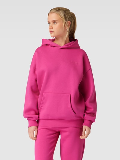 Review Basic Hoodie mit Logo (fuchsia) online kaufen