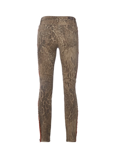 Brax Regular Fit Jeans mit Animal-Print (beige) online kaufen