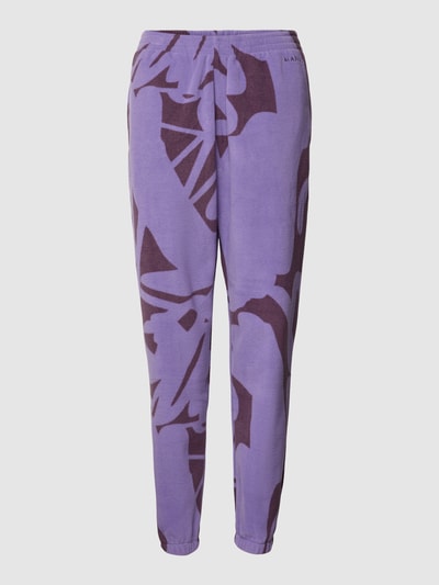 Mazine Sweatpants met motiefprint, model 'LOOP' in lila online kopen | P&C