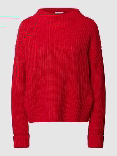 Selected Femme Strickpullover mit Stehkragen Modell 'SELMA' (rot) online kaufen