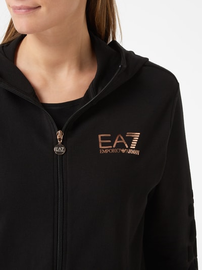 EA7 Emporio Armani Sweatjacke mit Logo (black) online kaufen