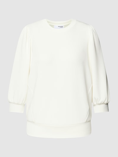 Selected Femme Sweatshirt mit 3/4-Ärmeln Modell 'TENNY' (weiss) online ...
