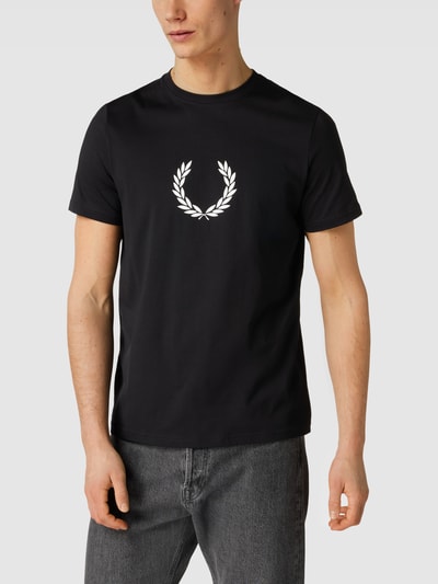 Fred Perry T-Shirt mit Motiv-Print Modell 'Laurel Wreath Graphic ...