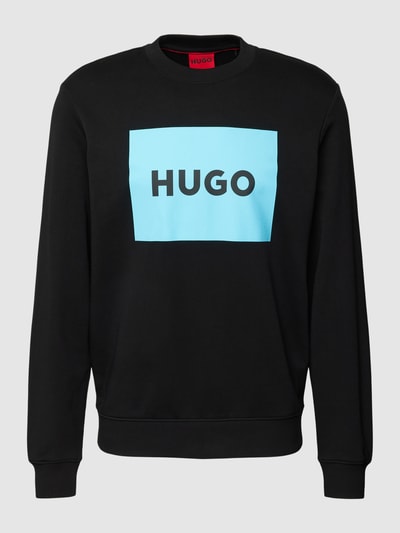 HUGO Sweatshirt mit Label-Print (black) online kaufen
