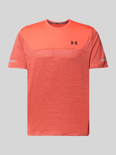 Under Armour Regular fit T-shirt met logoprint, model 'Utility' in rood ...