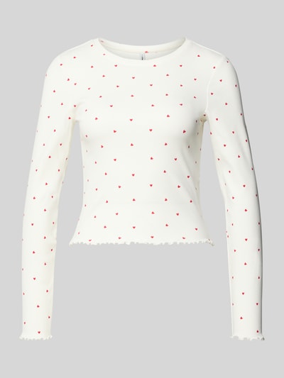 Only Slim Fit Langarmshirt aus Bio-Baumwoll-Mix Modell 'FENJA ...