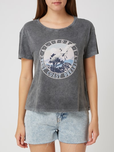 REVIEW Shirt in washed-out-look met print in online kopen | P&C