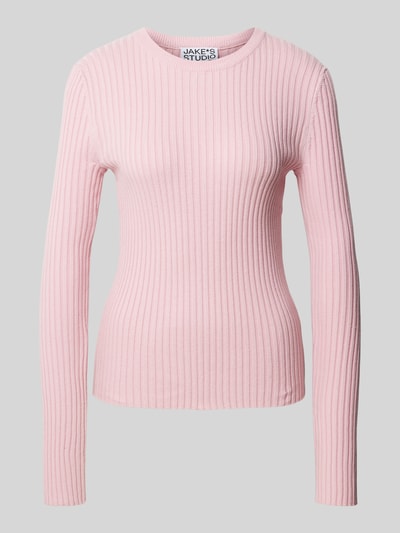 JAKE*S STUDIO WOMAN Strickpullover mit Rundhalsausschnitt (rosa) online ...