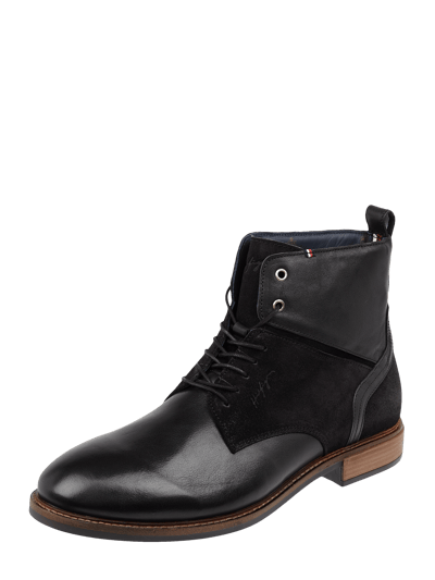 Tommy Hilfiger Boots aus Leder black online kaufen