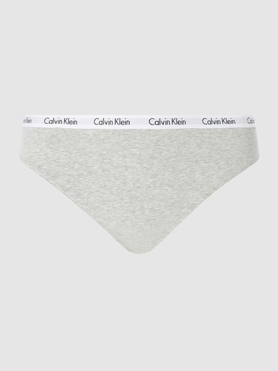 Calvin Klein Underwear Plus PLUS SIZE string met modal in middengrijs ...