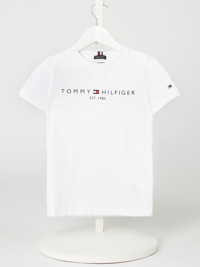 Tommy Hilfiger Kids T Shirt aus Bio Baumwolle weiss online kaufen