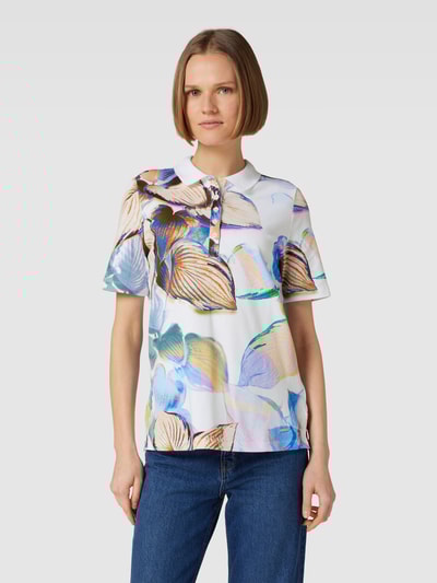 TONI Poloshirt mit Allover-Motiv-Print Modell 'ELSA' (weiss) online kaufen