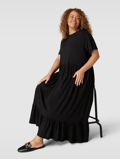 ONLY CARMAKOMA PLUS SIZE Midikleid mit Rundhalsausschnitt Modell ...