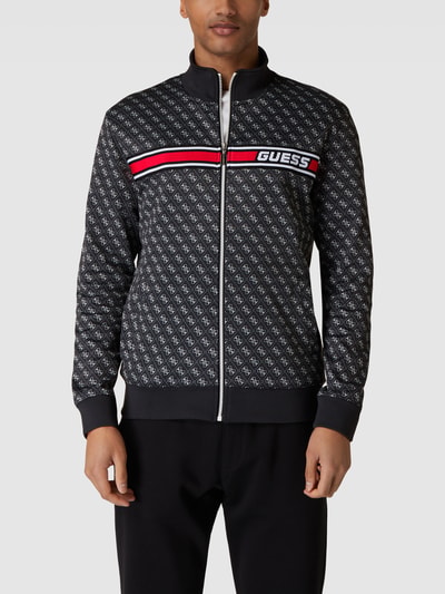 Guess Activewear Sweatjacke mit Allover-Muster Modell 'KORBIN FULL ZIP ...