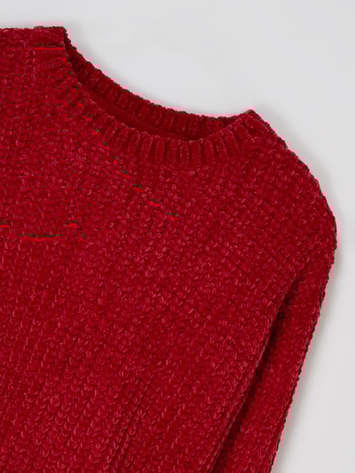 Pepe Jeans Pullover aus Bändchengarn Modell 'Liane' (rot) online kaufen
