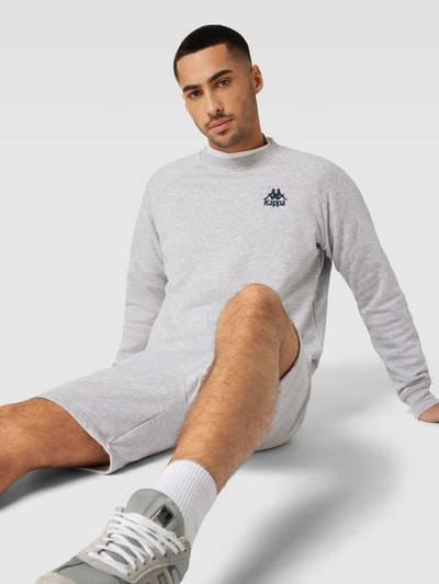 Kappa Sweatshirt mit Label-Stitching Modell 'TAULE' (hellgrau melange ...