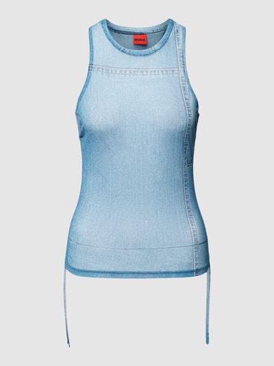 HUGO Top in Denim-Optik Modell 'Dalexandra' (hellblau) online kaufen