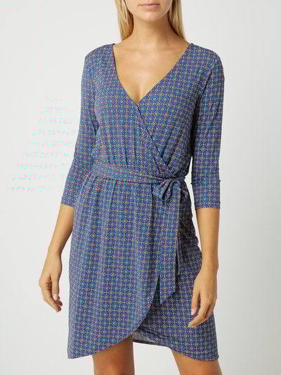 Jake*s Collection Jurk met all-over motief in koningsblauw online kopen | P&C