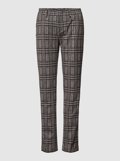 MAC Hose mit Gitterkaro Modell 'CLARIS' (beige) online kaufen