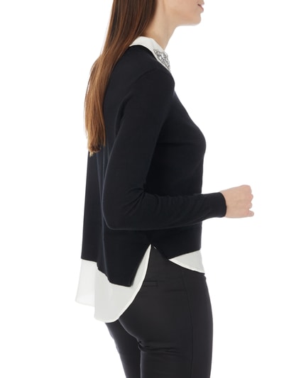 Ted Baker Pullover im Double-Layer-Look (black) online kaufen