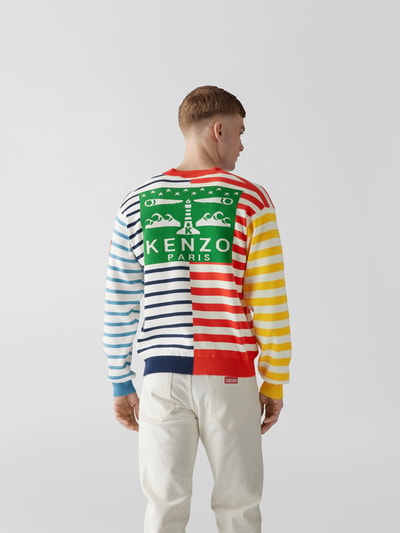 Kenzo Pullover in Strick-Optik (rot) online kaufen