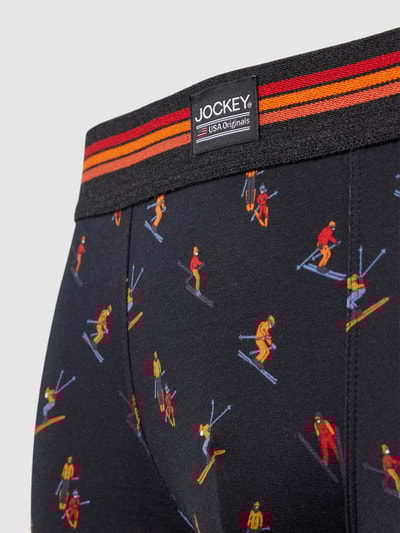 Jockey Trunks im 3er-Pack mit Allover-Muster (black) online kaufen