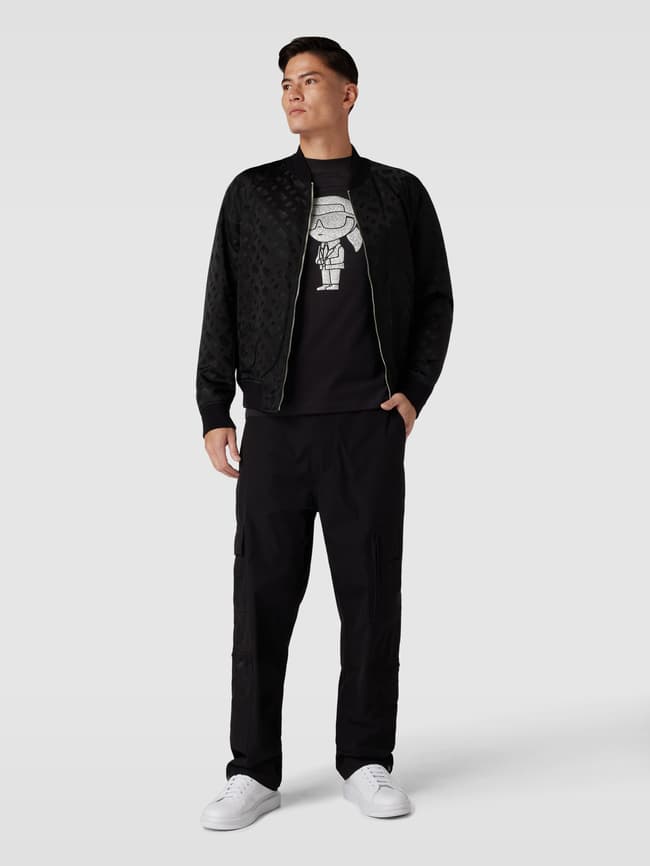 Karl Lagerfeld T-Shirt mit Label-Detail (black) online kaufen