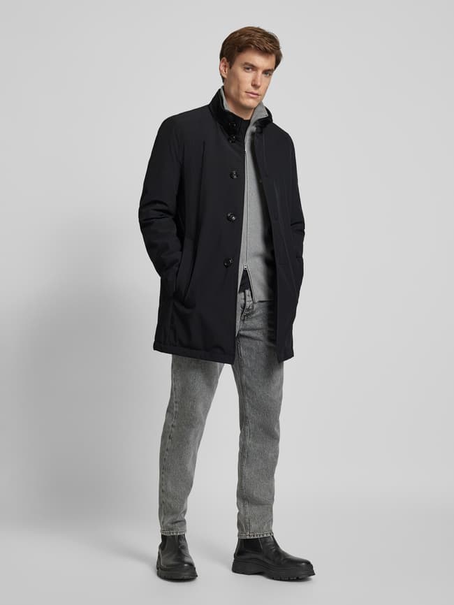 Stehkragen S Oliver Herren Mantel S Oliver Wollmantel Black Label ...