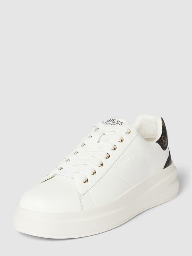Guess Sneaker mit Label-Details Modell 'ELBINA' (weiss) online kaufen