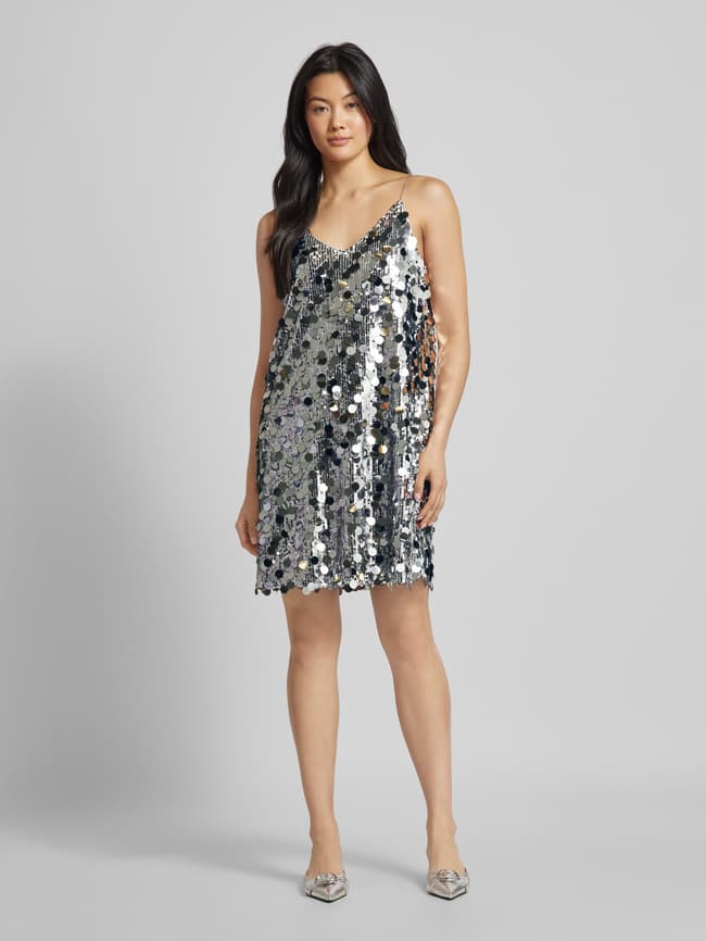 Jake*s Cocktail Cocktailkleid mit Paillettenbesatz (silber) online kaufen