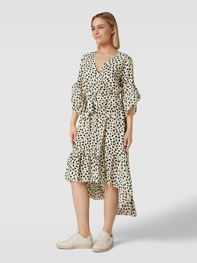 Apricot Midi-jurk met strikceintuur in lichtgroen online kopen | P&C