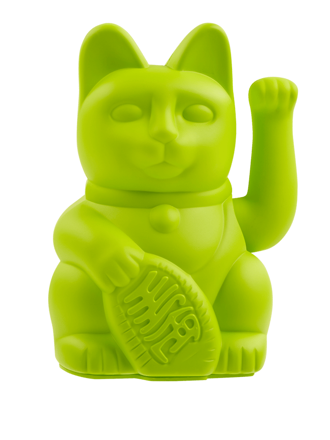 Donkey Winkekatze 'Maneki Neko‘ (neon grün) online kaufen