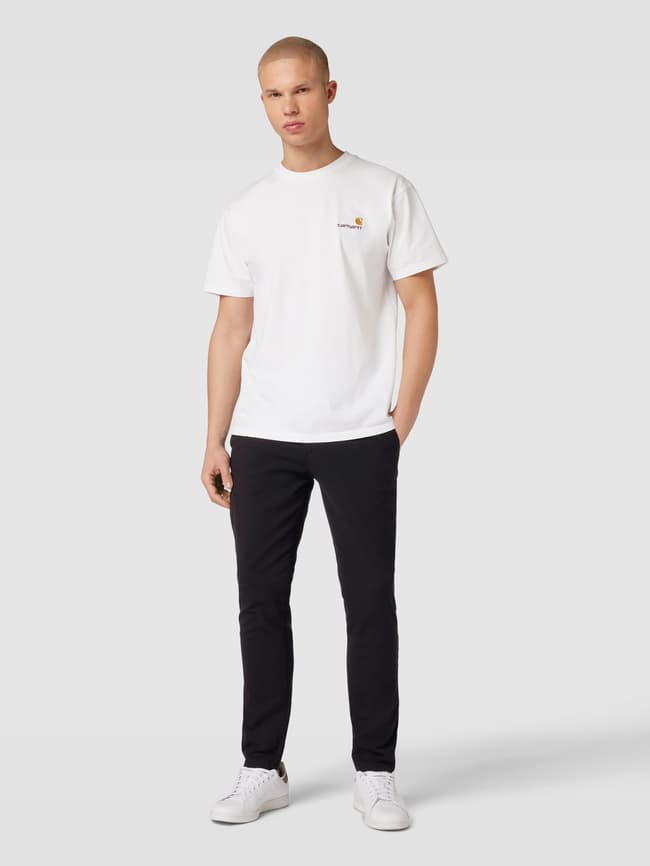 Jack & Jones Chino im unifarbenen Design Modell 'MARCO' (black) online kaufen