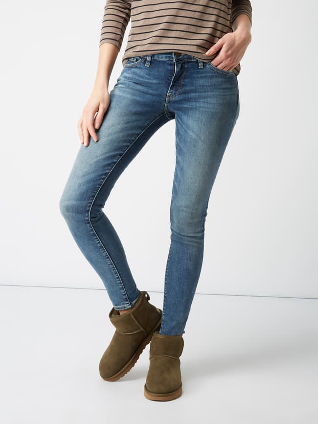 Levi s 711 Skinny Jeans Antiqued jeansblau online kaufen