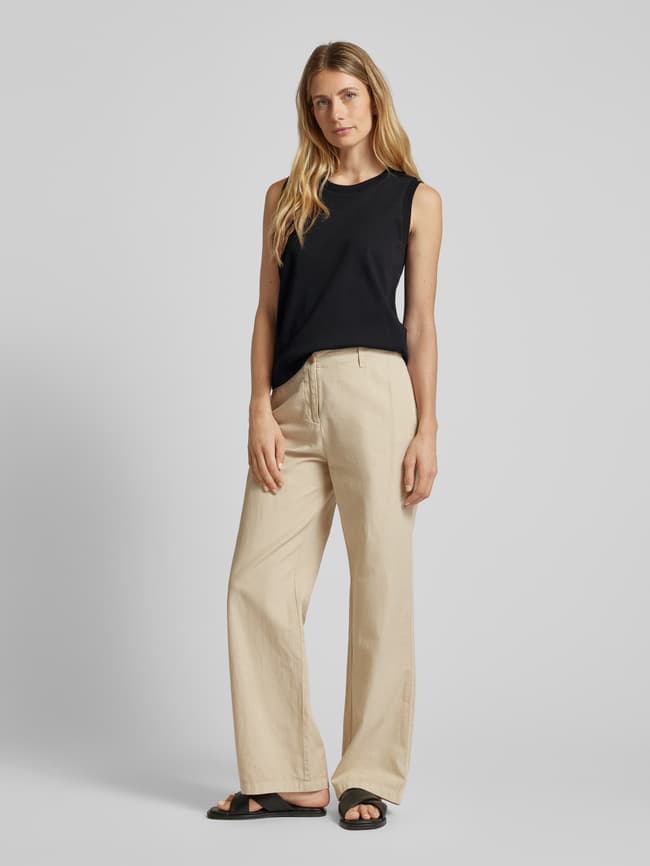 OPUS Tanktop met ronde hals, model 'llayda' in zwart online kopen | P&C