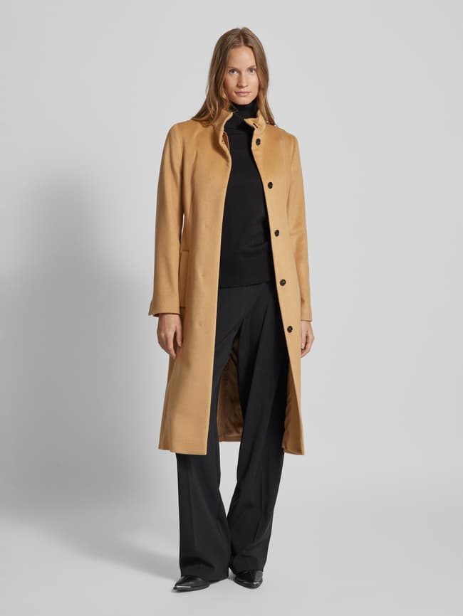 BOSS Kaschmirmantel mit Bindegürtel Modell 'CASENOSA' (camel) online kaufen