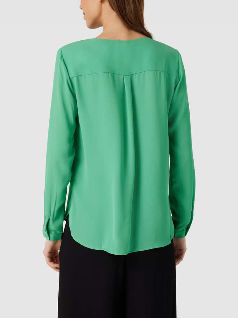B.Young Blouse met V-hals, model 'HIALICE' in groen online kopen | P&C