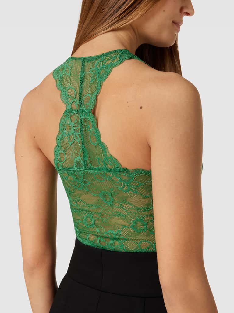 Soaked in Luxury Bralette met kant, model 'DOLLY' in groen online kopen ...