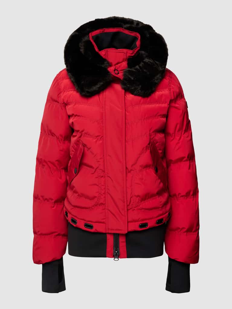 Wellensteyn Funktionsjacke mit Label-Applikation Modell 'Queens' (dunkelrot) online kaufen