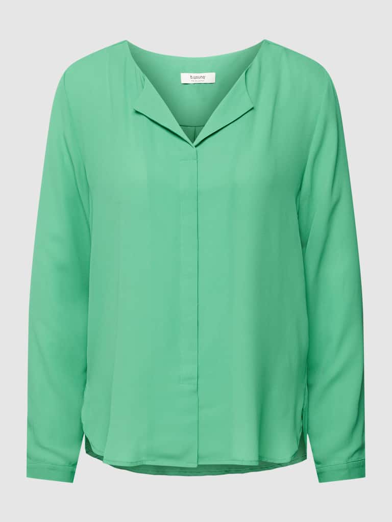 B.Young Blouse met V-hals, model 'HIALICE' in groen online kopen | P&C