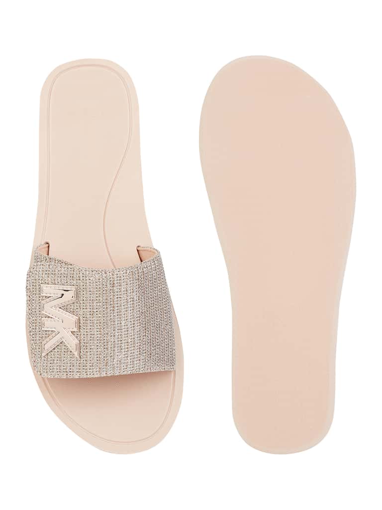 MICHAEL Michael Kors Slides mit Glitter-Effekt (hellrosa) online kaufen