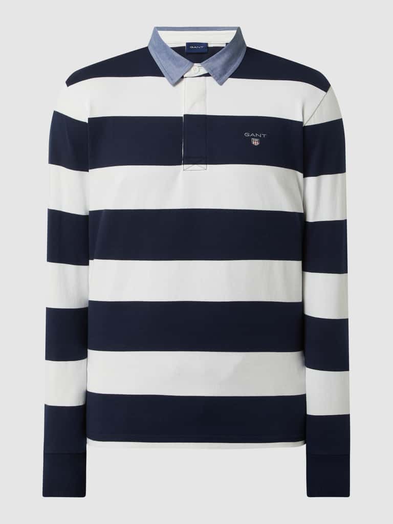 Gant Rugby-Shirt aus Baumwolle (offwhite) online kaufen