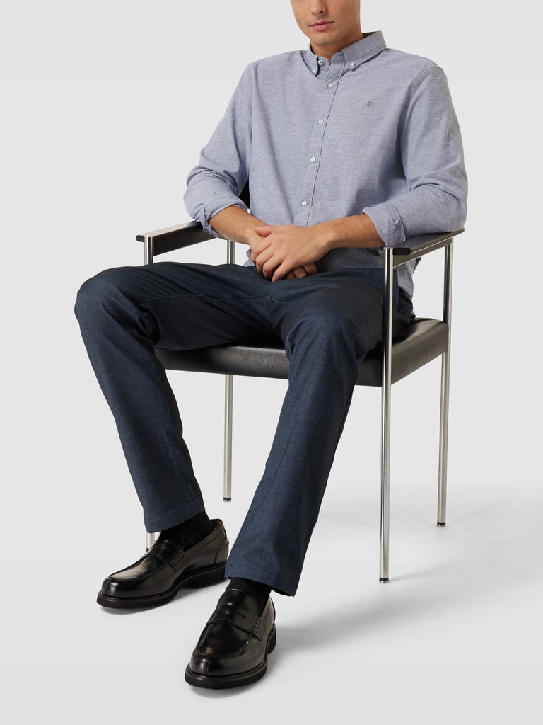MCNEAL Tailored Fit Freizeithemd mit Button-Down-Kragen (marine) online ...