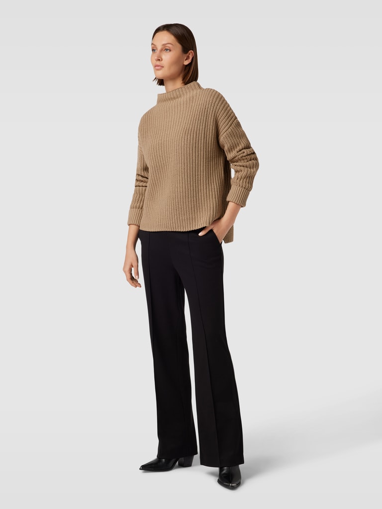 Selected Femme Strickpullover mit Turtleneck Modell 'SELMA' (mud ...