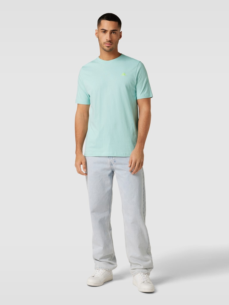 Kup online Kappa T-shirt z wyhaftowanym logo (miętowy)
