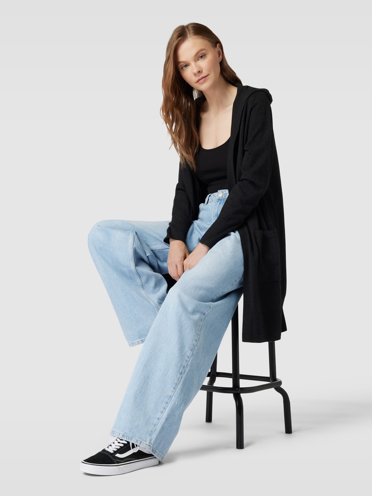 Marc O'Polo Denim Cardigan mit Kapuze (black) online kaufen