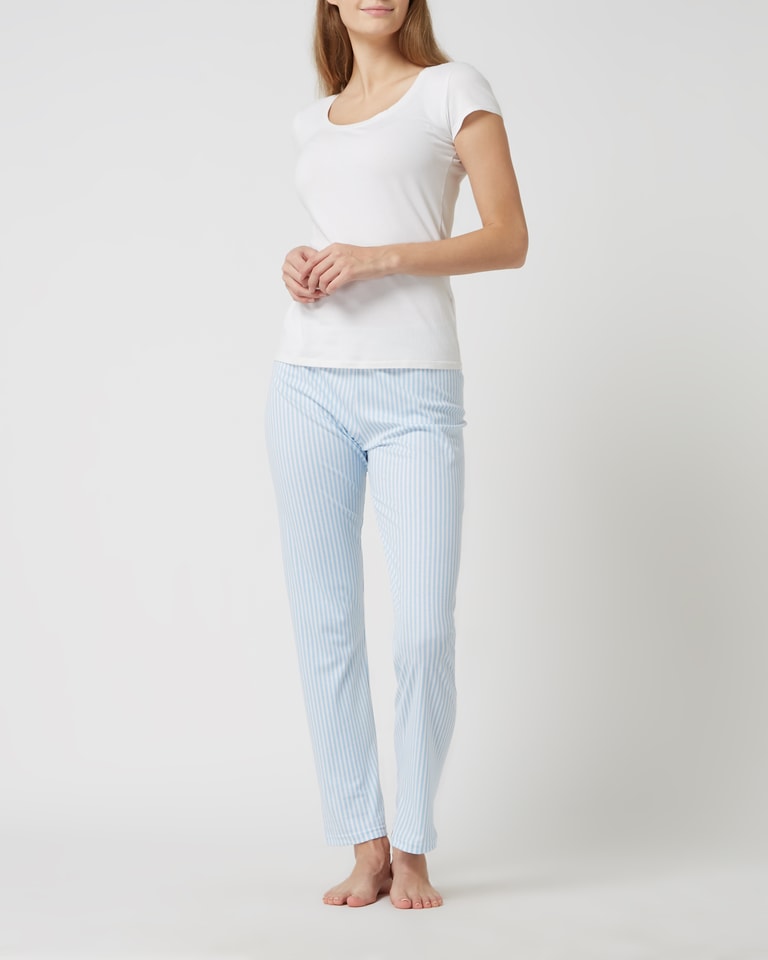 Mey Pyjamahose aus Bio-Baumwolle Modell 'Sleepsation' (hellblau) online ...