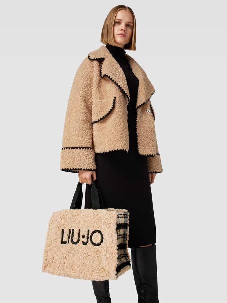Kup online Liu Jo White Torba shopper z futerkiem model ‘NEW PUNKY ...