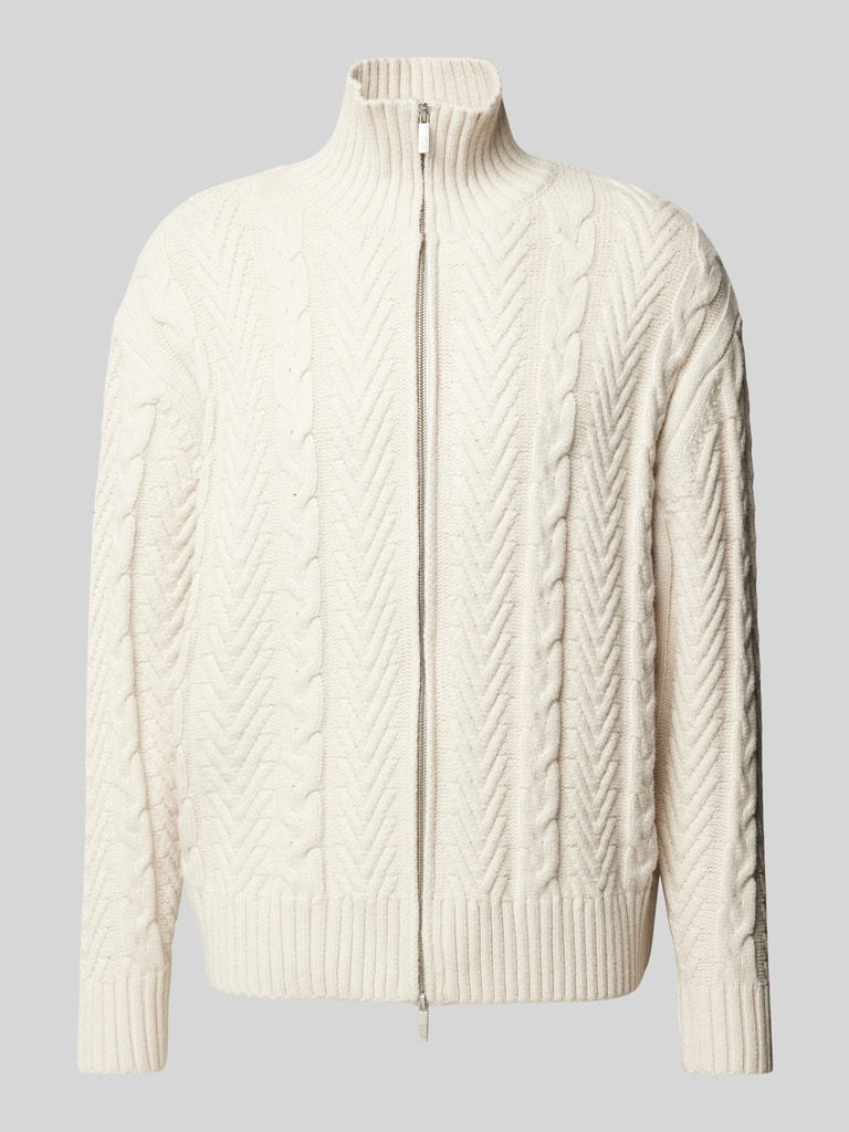 JAKE*S STUDIO MEN Strickjacke mit Stehkragen (kitt) online kaufen